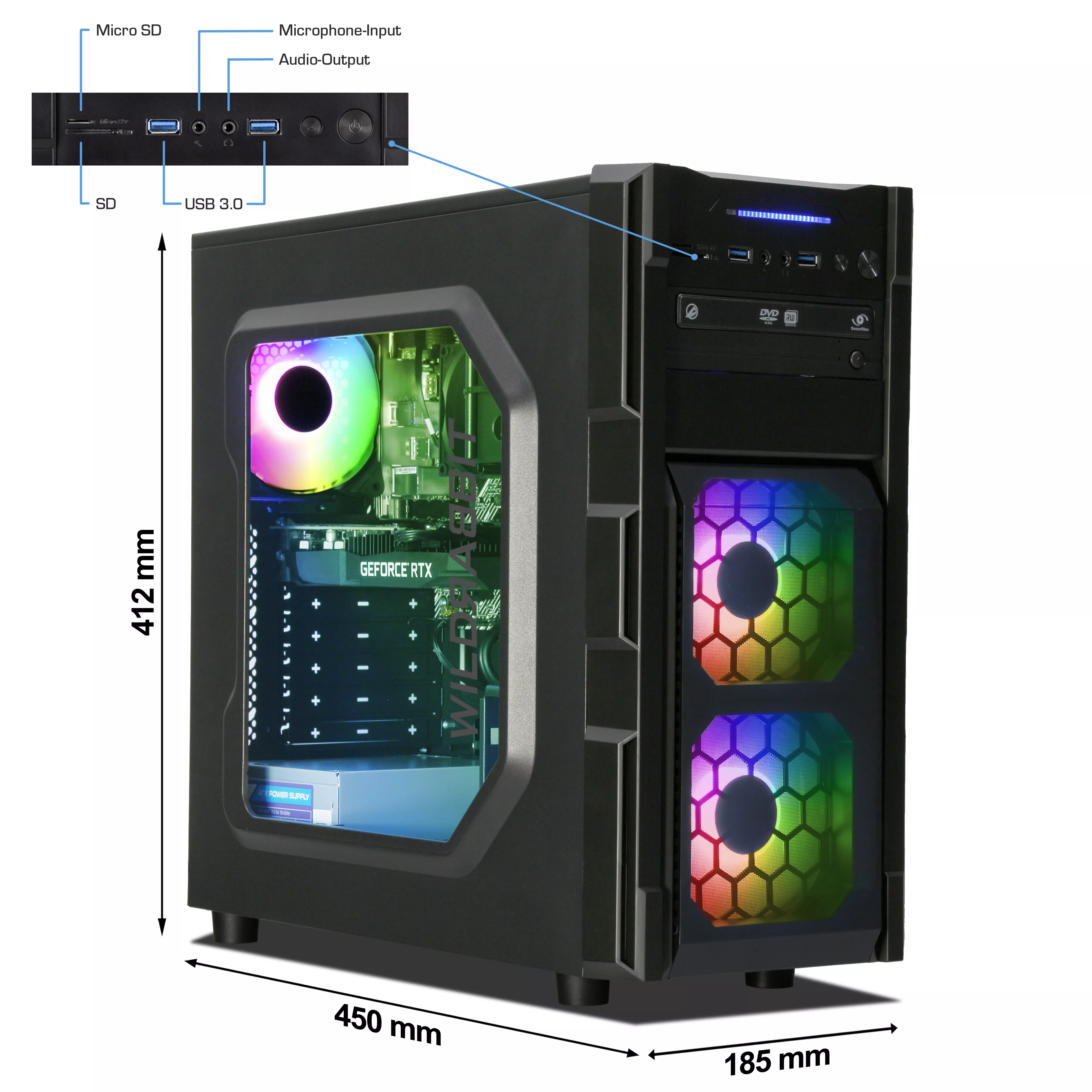 Cosmo Gaming V3 | AMD Ryzen 7 5700X | Nvidia GeForce RTX 3050 6Go ...
