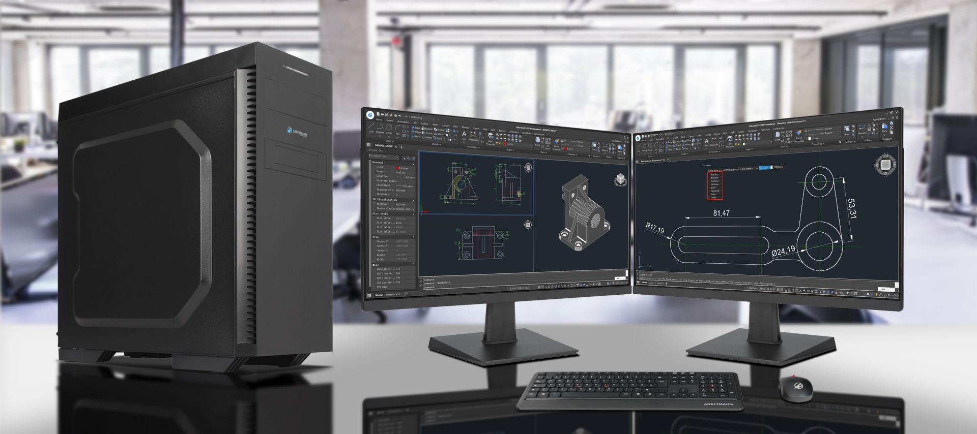CAD PC | Optimale Performance für CAD Software
